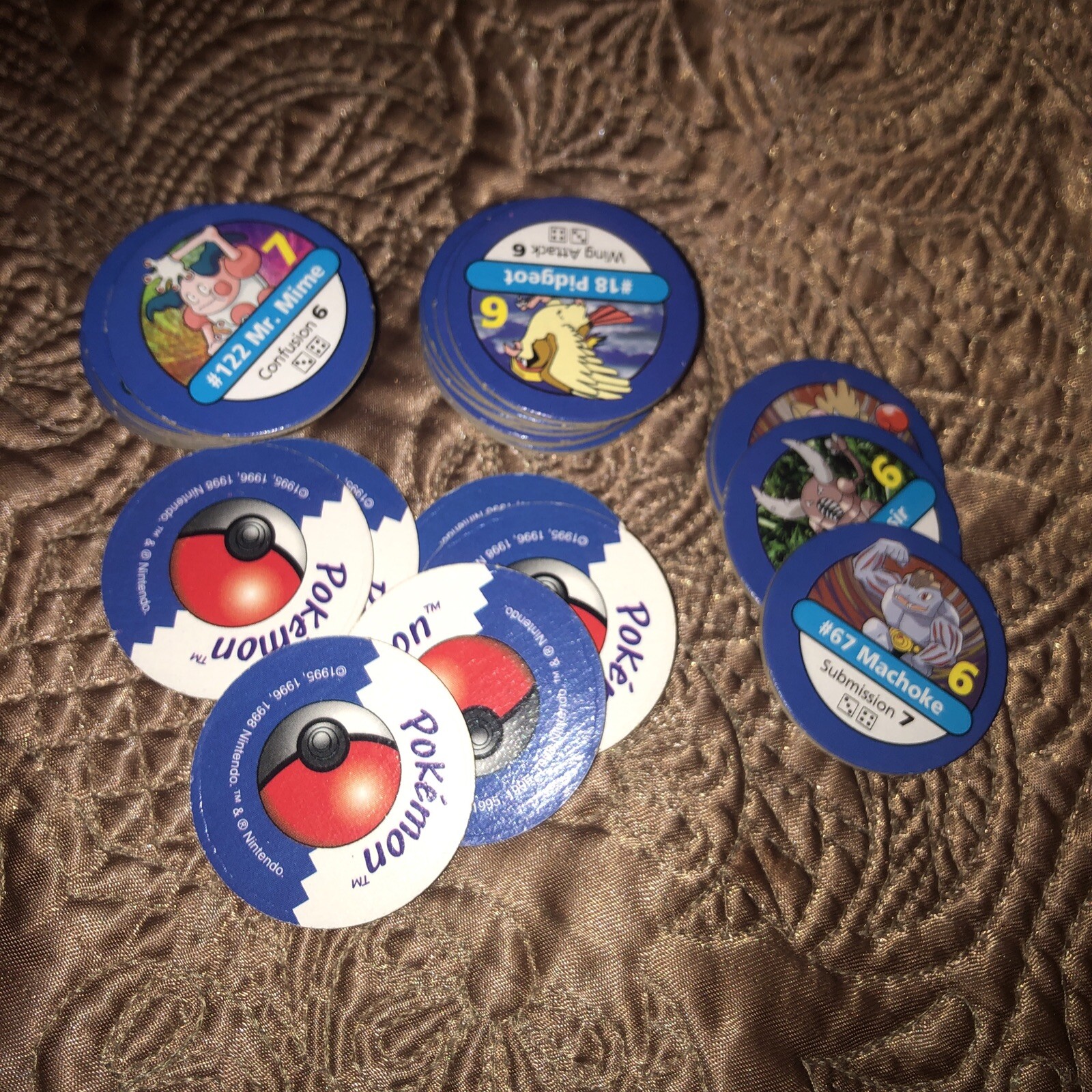 Pokemon Master Trainer Replacement blue Chip / token / disc / | eBay
