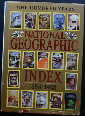 NATIONAL GEOGRAPHIC INDEX 1888-1988 | eBay