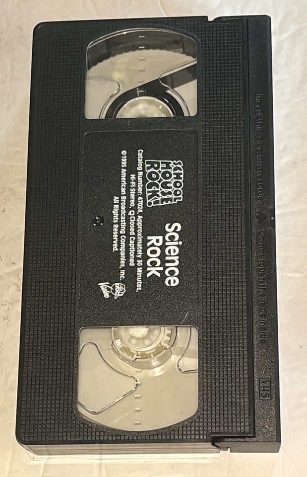 Lot 4 School House Rock VCR/VHS Tape; Knowledge is Power/America ...