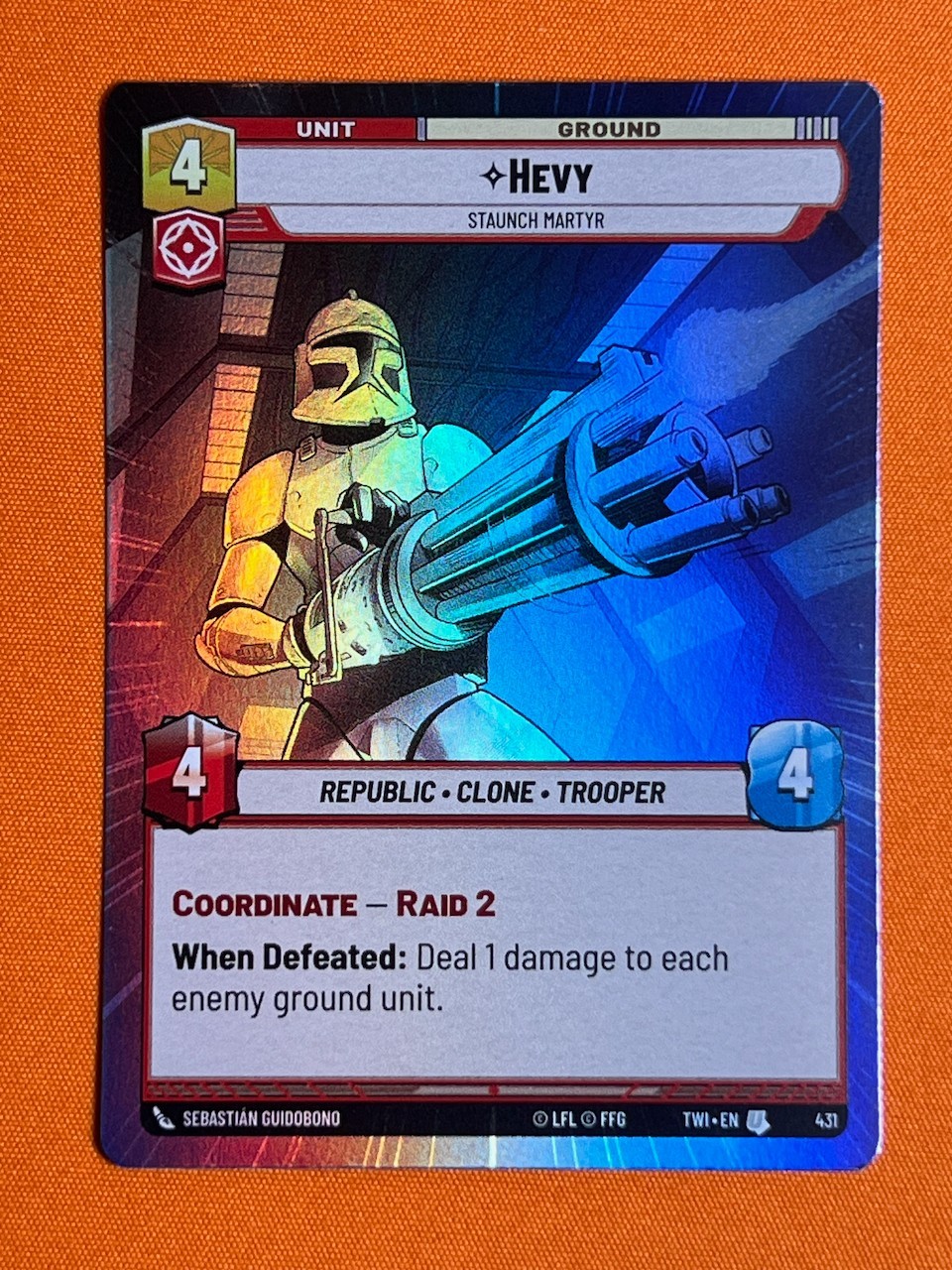 Hevy 2024 Twilight of the Republic #431 Hyperspace Foil Price Guide ...