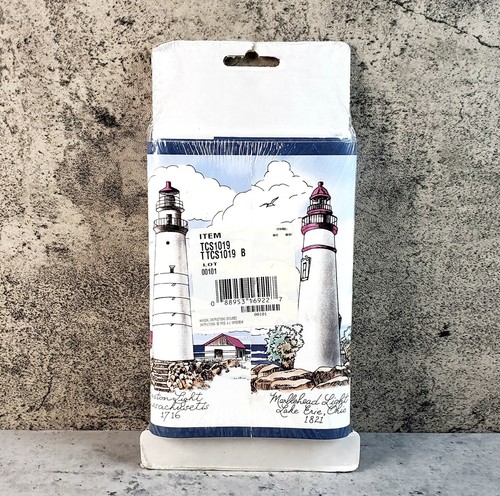 Sunworthy Lighthouse Wallpaper Border Nautical Coastal 5yds NOS Sealed ...