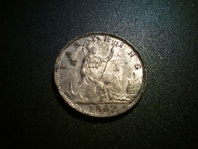1862 VICTORIA BRITISH GB FARTHING COIN. SUPERB GRADE UNC LUSTRE | eBay