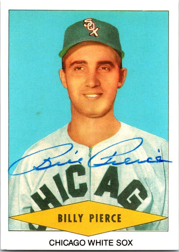 Billy Pierce autographed Baseball Card Chicago White Sox 1954 Red Heart ...