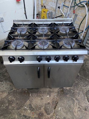 Moorwood Vulcan Commercial Gas Cooker 6 Burner With Oven ,tested Full ...