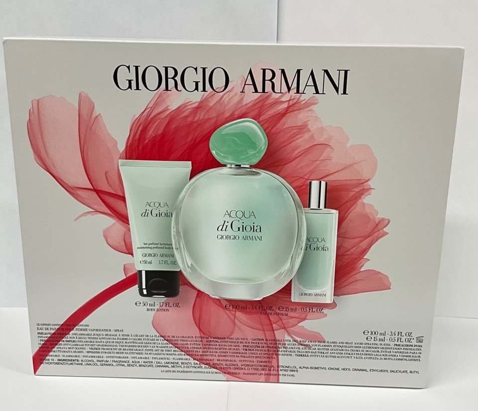 Giorgio Armani - Acqua di Gioia - Gift Set (Eau de Parfum + Body Lotion ...