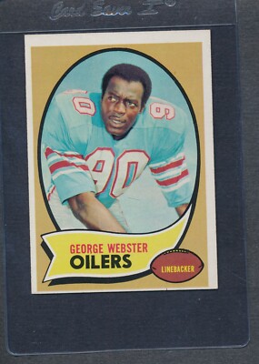 1970 Topps #120 George Webster Oilers EX *4970 | eBay