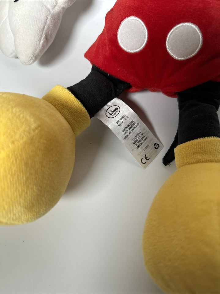 Mickey Mouse Plush 18" Disney Store Exclusive Authentic Original MC ...