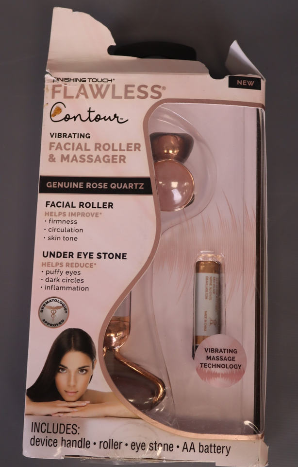 Finishing Touch Flawless Contour Vibrating Facial Roller & Massager ...