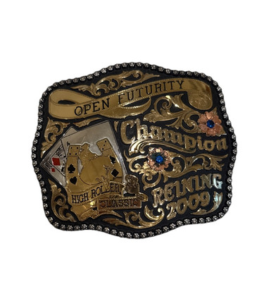 Gist Sterling Silver Overlay Open Futurity Reining Champ 2009 Trophy ...