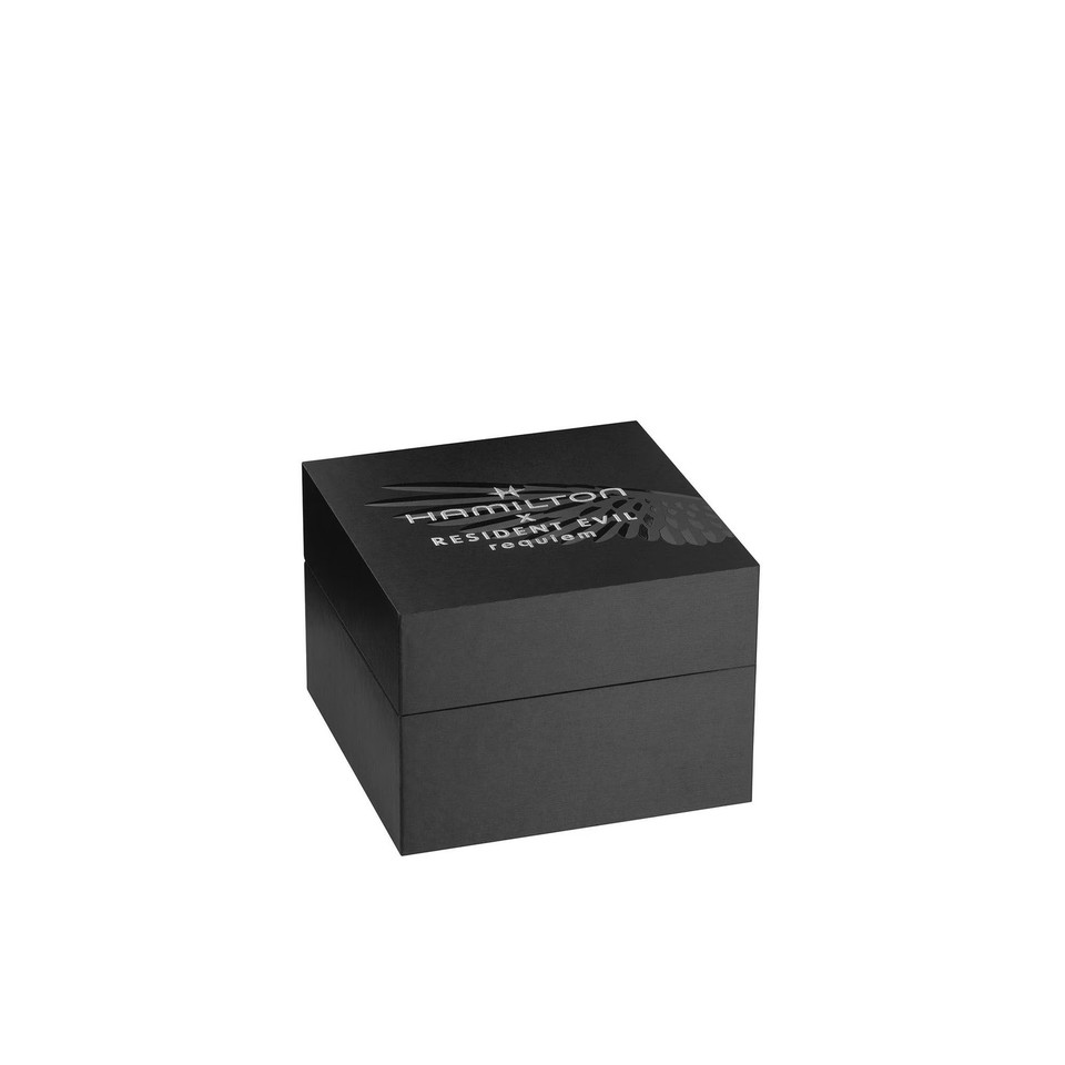 HAMILTON Resident Evil Khaki Field Auto Limited Edition Leon Watch ...