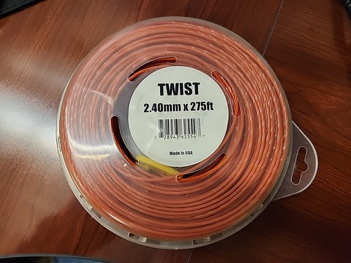 Twist 2.4mm (.095") X 275ft Orange Trimmer Line | eBay
