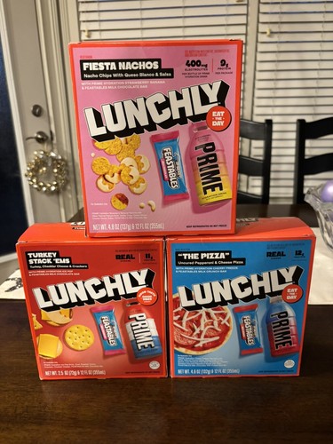 LUNCHLY THE PIZZA TURKEY STACK EM’S FIESTA NACHOS SEALED UNOPENED ...