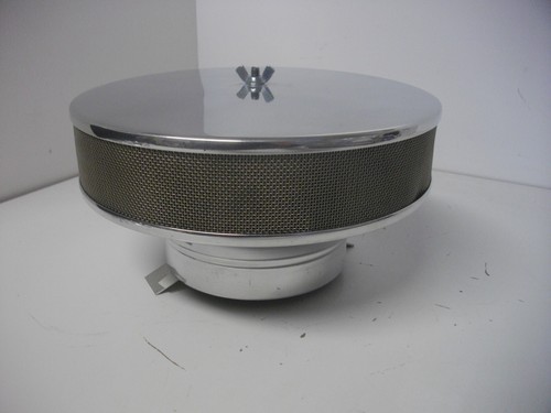 Spun Aluminum Polished Velocity Stack Flame Arrestor jet race boat ...