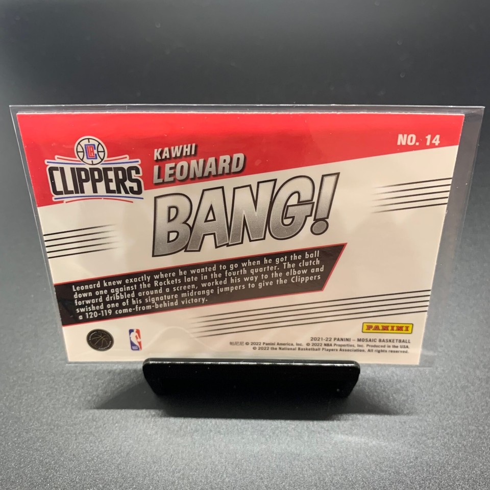 2021-22 Panini Mosaic Basketball No. 14 Kawhi Leonard BANG Los Angeles Clippers | eBay