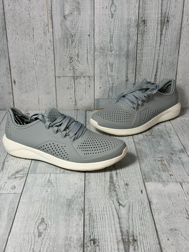 Crocs LiteRide Pacer Sneakers Mens Size 7 Gray Water Shoes 204967 EUC ...