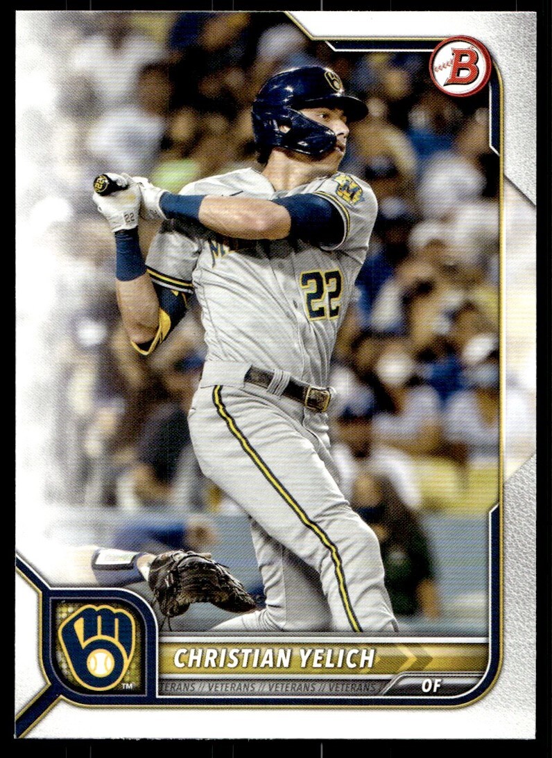 2022 Bowman Christian Yelich G993 Milwaukee Brewers #94 | eBay