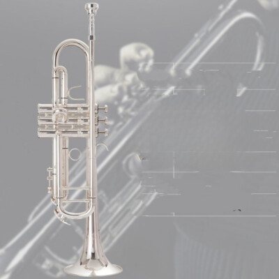 Free shipping music instrument silver color LT198GS-99 trumpet with ...