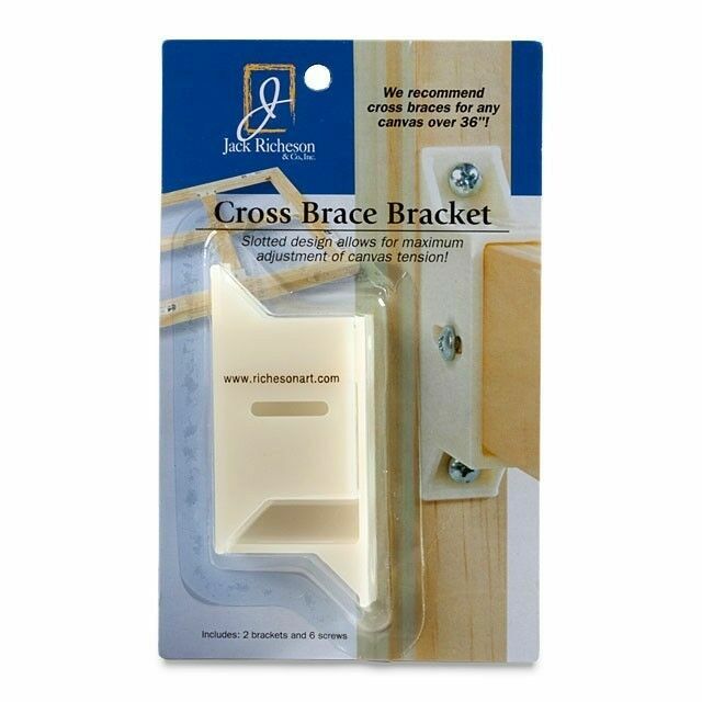 Jack Richeson Best Brackets for Attaching Cross Braces to Canvas 2-pack ...