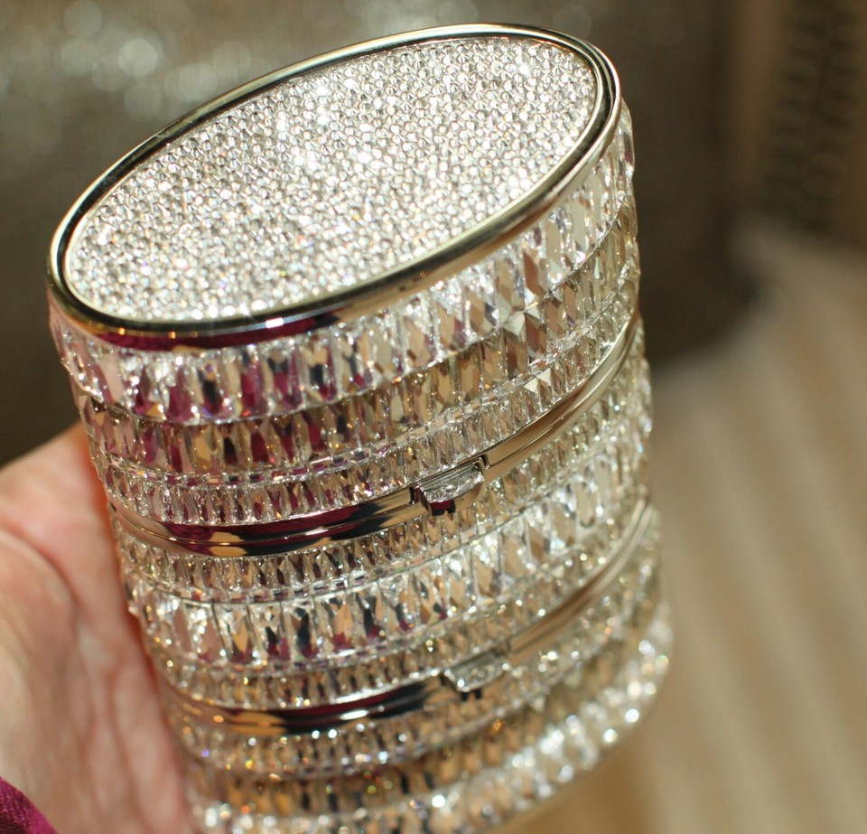 JUDITH LEIBER EVENING BAG REFLECTIONS JAPANESE INRO STYLE UNIQUE TRIPLE ...