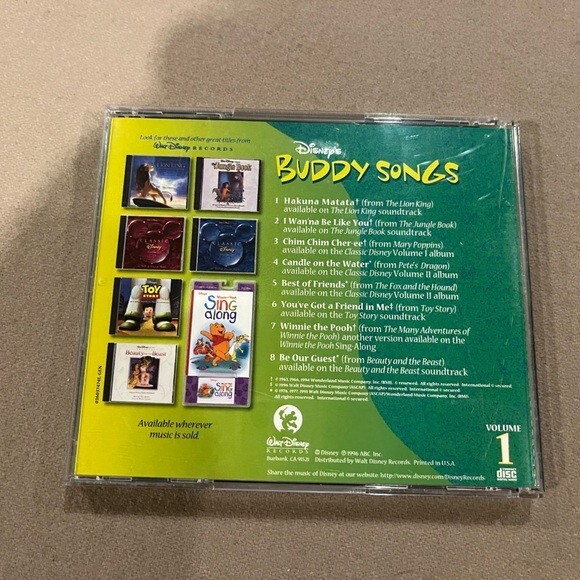 Vintage 90s kids CDs Disney hero songs set and pokemon 2BA master ...