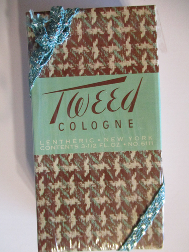 Vintage ESTATE TWEED COLOGNE Factory Sealed 3 1/2 Fl. OZ. Lentheric New ...