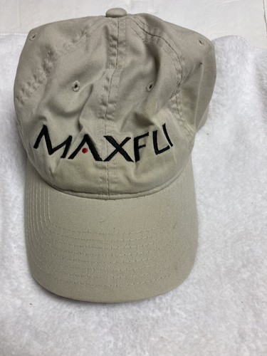 MaxFli Beige Golf Hat adjustable one size fits all - Ferguson Stitched ...
