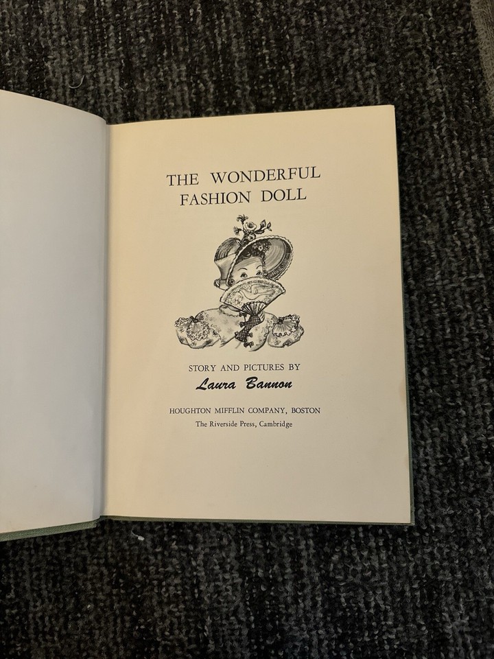 The Wonderful Fashion Doll By Laura Bannon Vintage Hardcover Book 1953 ...