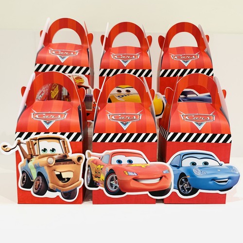 16x Disney Cars Lolly Loot Bag Box. Party Supplies Banner Bunting Cake ...