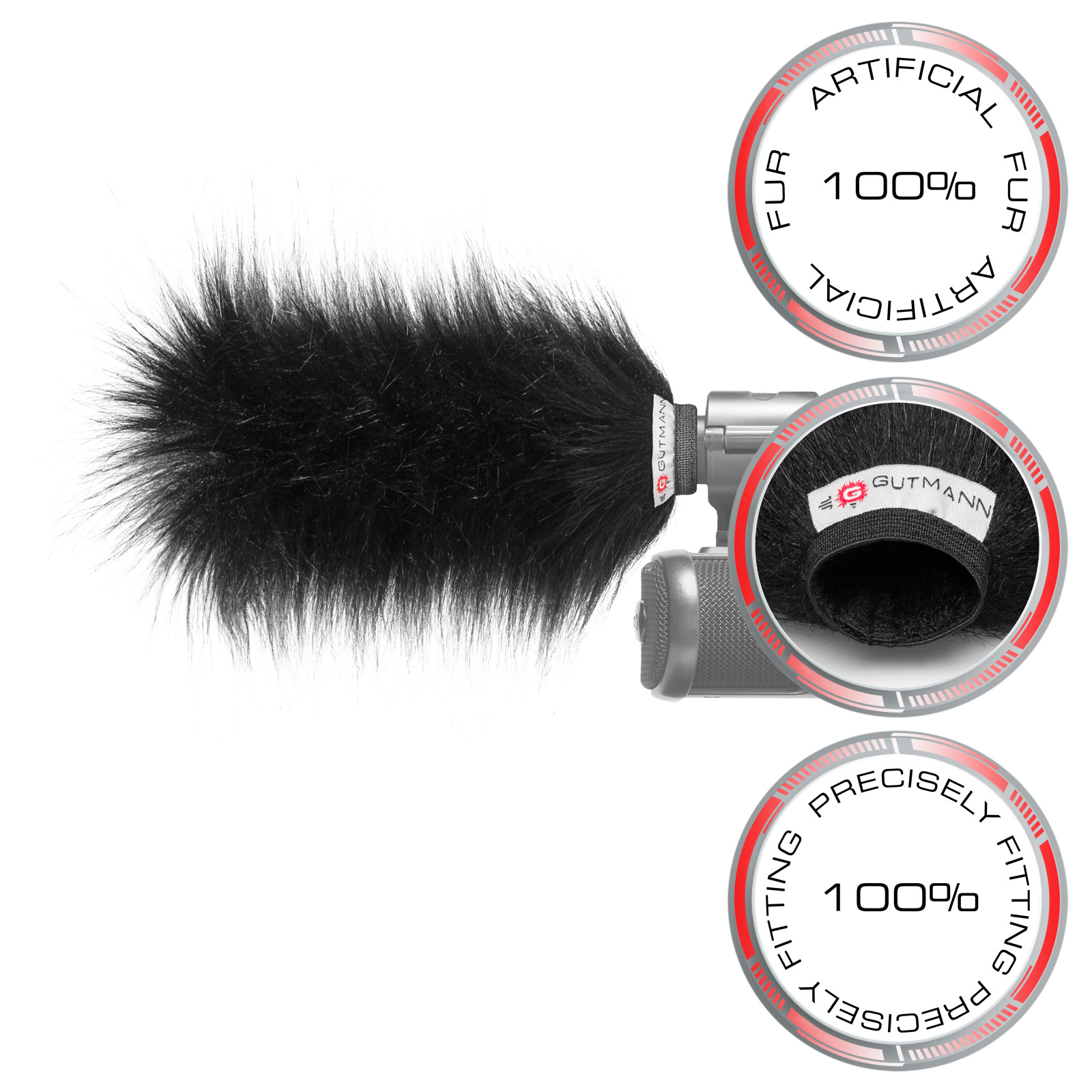 Gutmann Microphone Fur Windscreen Windshield Sony DSR-450 WSPL WS WSL ...