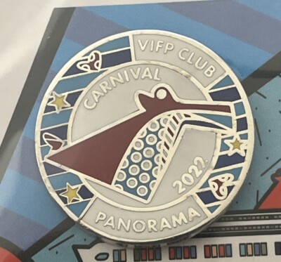 New Pin Carnival Cruise PANORAMA 2022 VIFP Club Pin - Loyalty Platinum ...