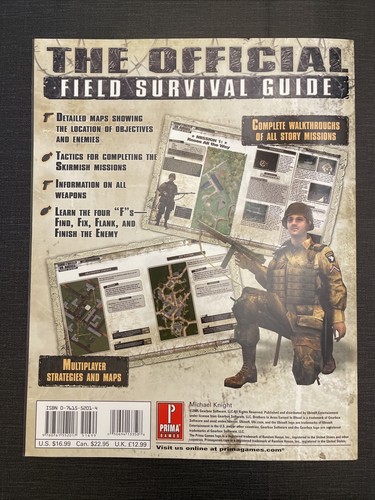 Prima Official Game Guides: Brothers in Arms: Earned in Blood : Prima ...