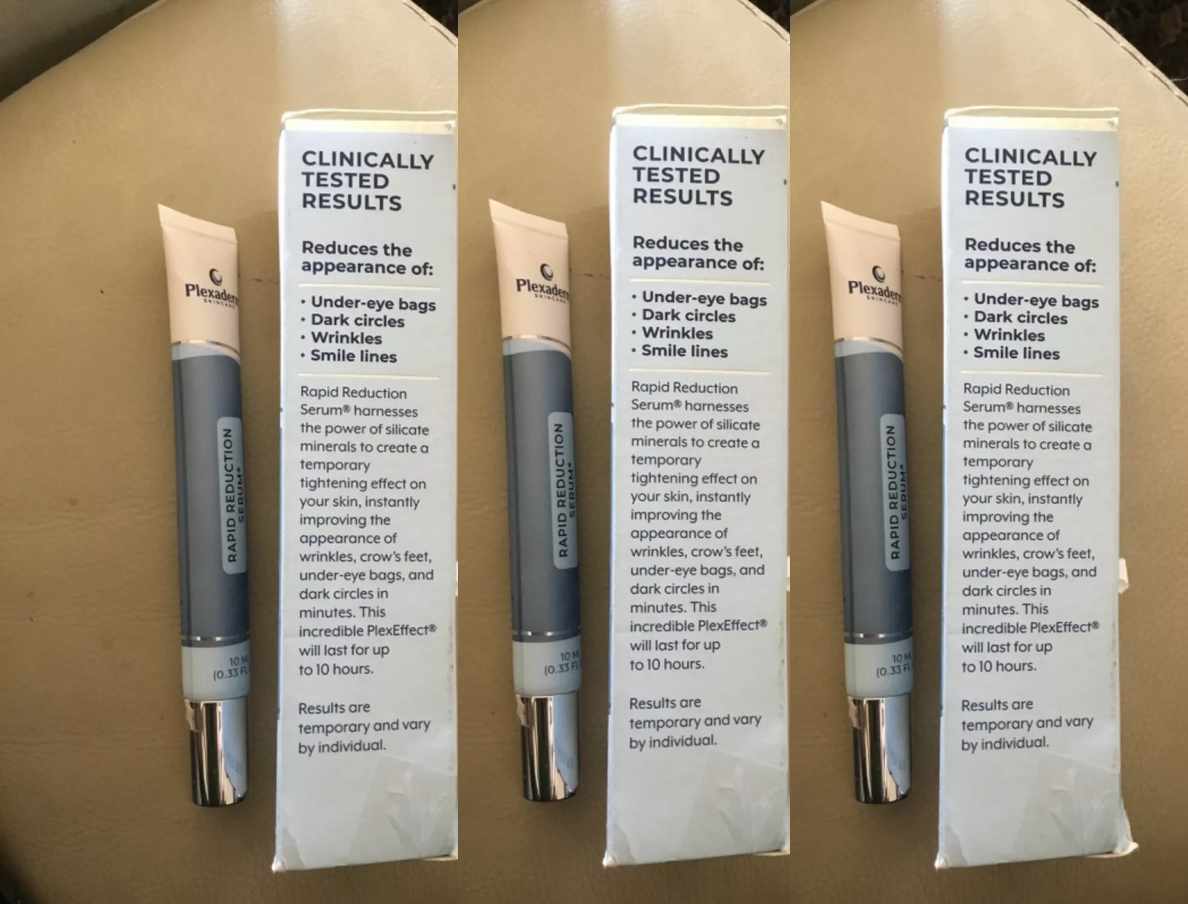 Plexaderm Rapid Reduction Serum ~ visibly eye bags & wrinkles ~ Buy 2 ...