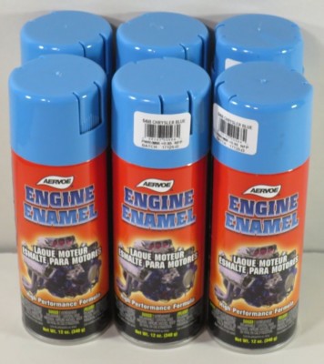 Aervoe 568 Engine Enamel Paint Chrysler Blue 12 Oz Can Case of Six ...