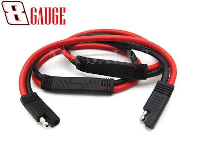 (Qty:3) 8 Gauge 2 Pin Quick Disconnect Wire Harness - SAE connectors | eBay