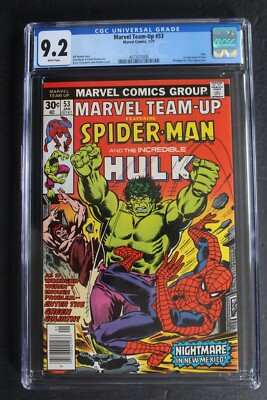 Marvel Team-Up #53 1st BYRNE art on X-MEN & Wolverine 1977 Woodgod HULK ...