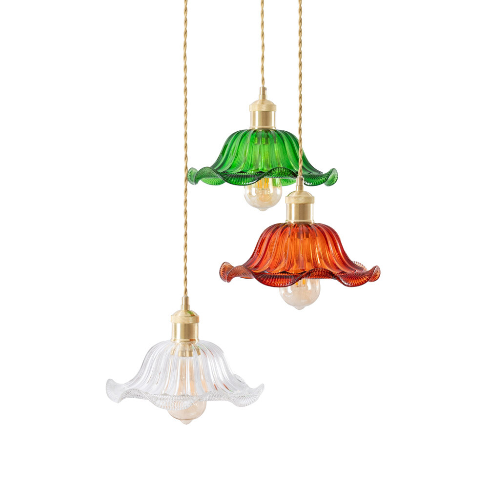Glass Flower Light Shade