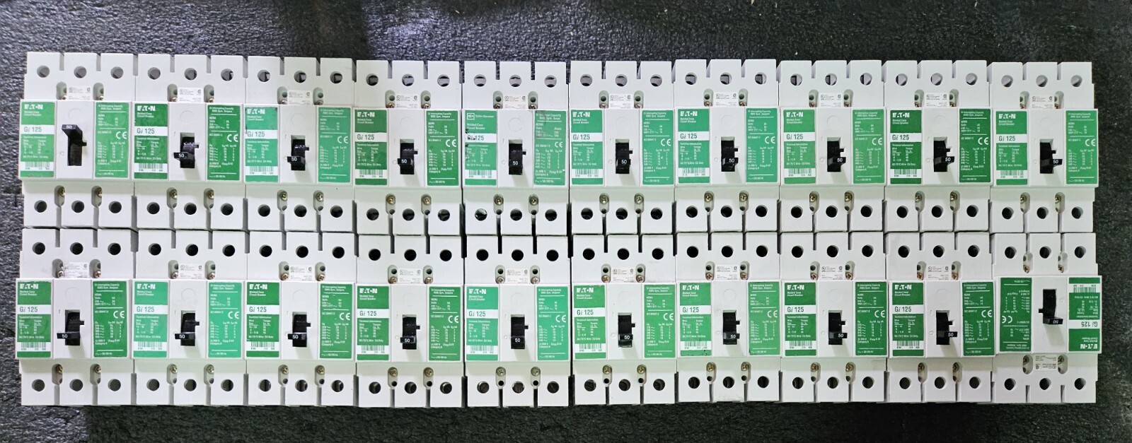 NEW Eaton Cutler Hammer Gi 125 GI3050 Industrial Circuit Breaker, 50A ...