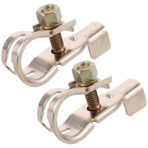 2 Pcs Battery Terminal Clamp Charger Clamps Cable Ends Post Adapter ...