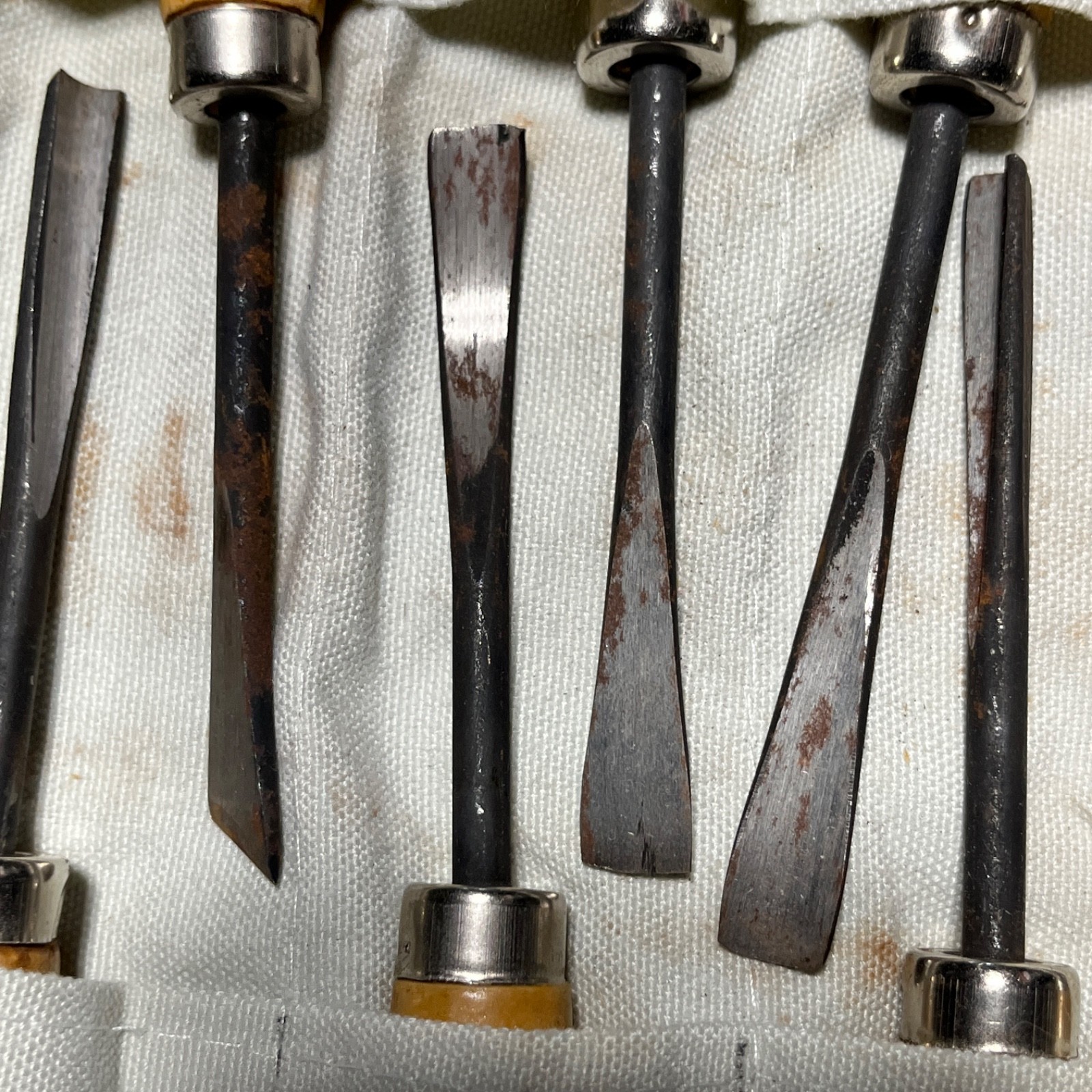 14 pc HSS Wood Chisel Set Woodworking Tools Carving Gouges & Stone | eBay