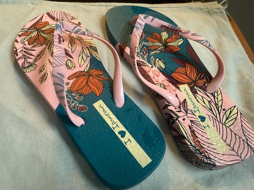 Used Grendene Ipanema Pink Flip Flops Sandals Women's Size EU 37 US 6 ...