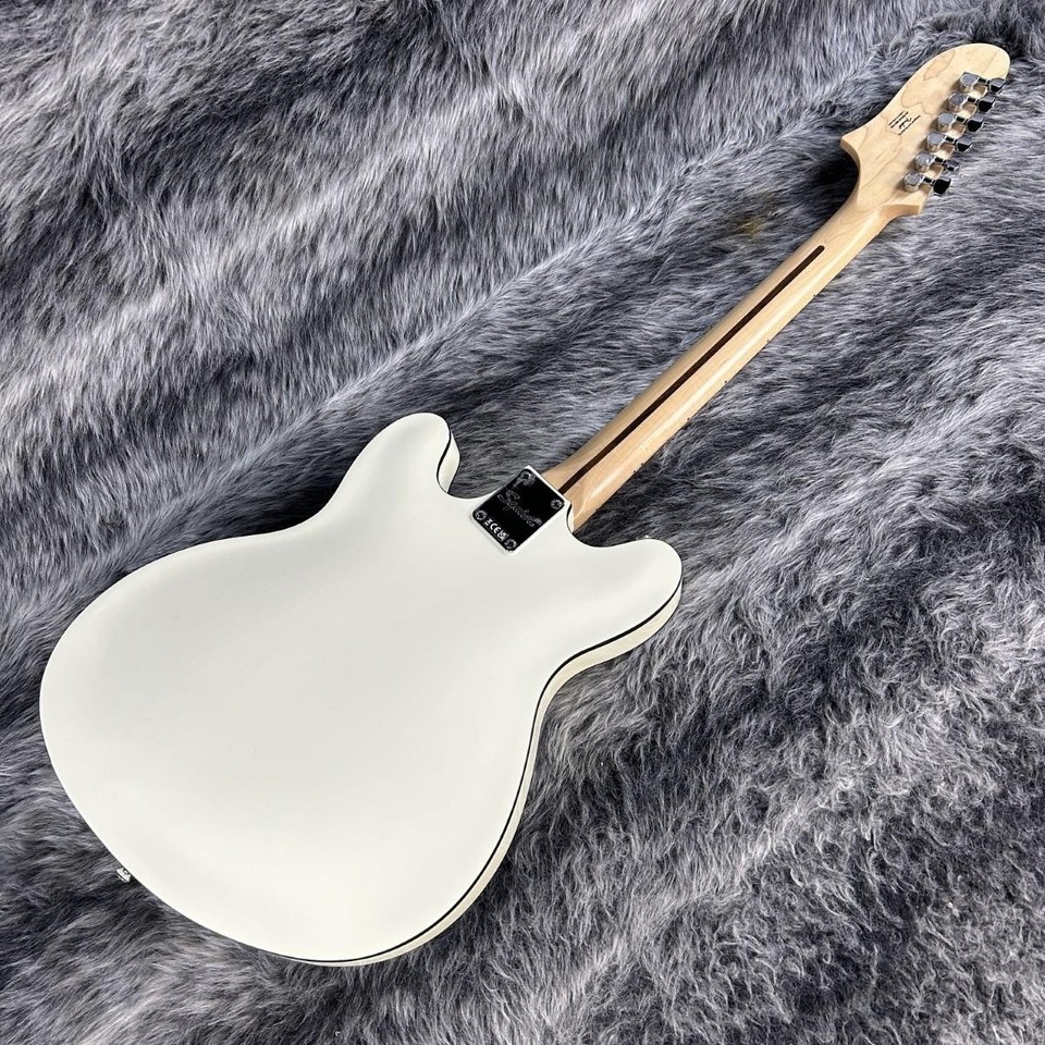 Squier Affinity Series Starcaster Used Maple body Olympic White w/Soft ...
