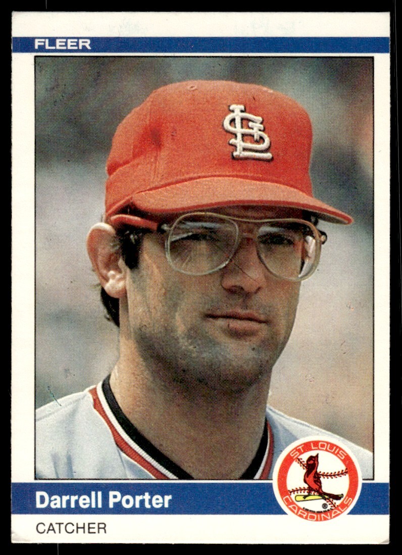 1984 Fleer Darrell Porter Baseball Card St. Louis Cardinals #331 | eBay