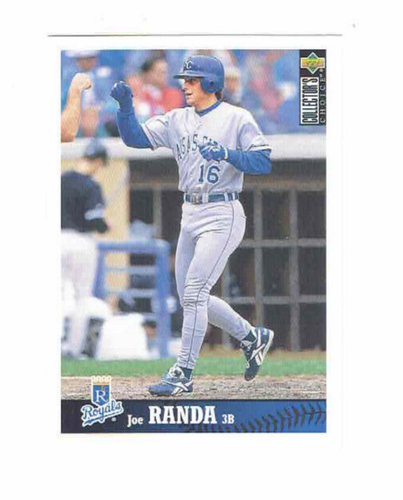 Joe Randa Kansas City Royals 3B #133 Upper Deck 1997 Baseball Card | eBay
