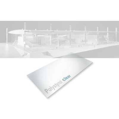 (87,78€/m²) Evergreen 9006 Polystyrolplatte transparent 2 Stück, 0 ...