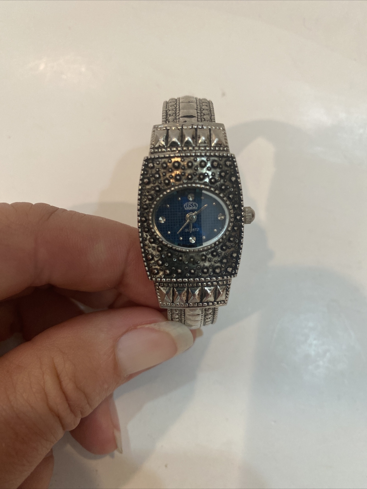 USS Quartz Ladies Cuff Bracelet Style Women's Watch Oval Face Working ...