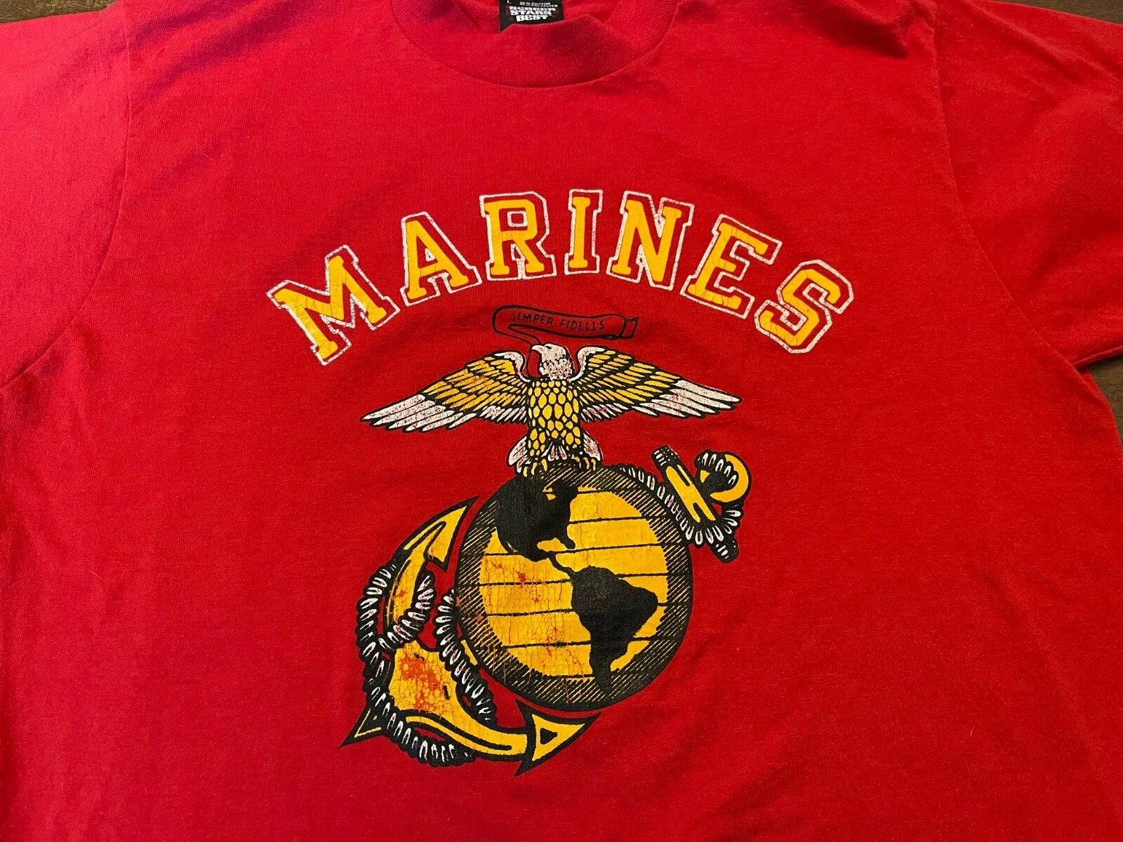 Vintage 80's Marines USMC Semper Fidelis Military USA… - Gem