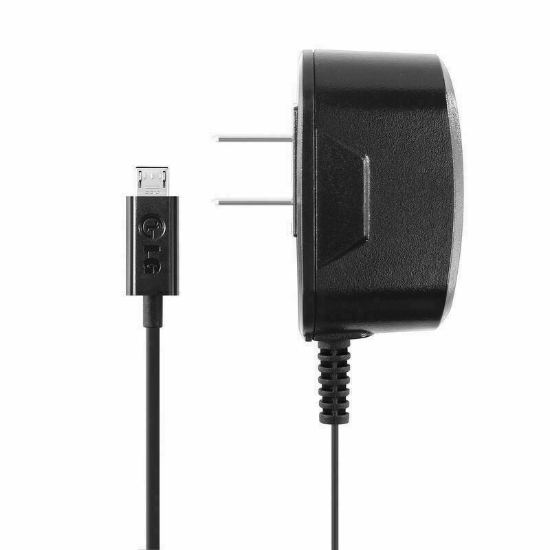 2 x LG OEM Micro USB AC Travel Home Wall Charger Adapter for LG Cell ...