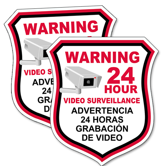 Security Camera Sticker