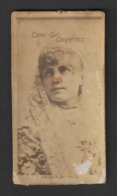 N145 Duke Tobacco Card - Cross Cut Cigarettes - #5 Lillian Russell ...