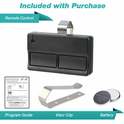 For 953D 953CD Chamberlain Compatible 2 Button 315mhz Garage Door ...